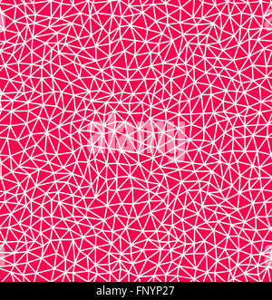 seamless pattern of abstract pink-red graphic elements on a white ...