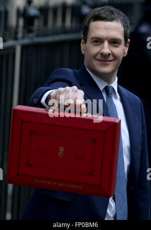 16/03/2015 Britain's Chancellor of the Exchequer George Osborne poses ...