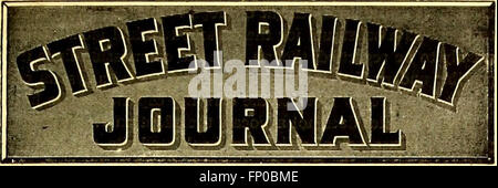 'The Street Railway Journal' (1902) discusses the early developments of ...