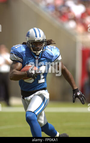 Tampa, Florida, USA. 2nd Oct, 2005. Detroit Lions quarterback Joey ...