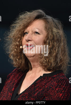 Leipzig, Germany. 17th Mar, 2016. Syrian philosopher Sadik al-Azm (l-r ...