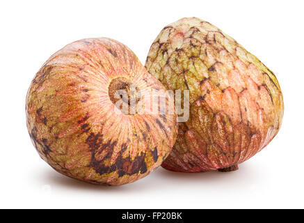 Fresh Green and Brown Ripe Cherimoya Stock Photo - Alamy