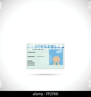 drivers license vector icon isolated on transparent background, drivers ...