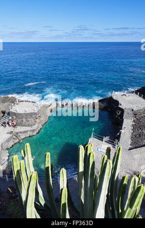 Charco Azul, Blue Pool, a natural pool with turquoise water in El ...
