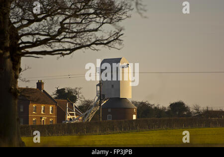 South Walsham postmill windmill Stock Photo - Alamy