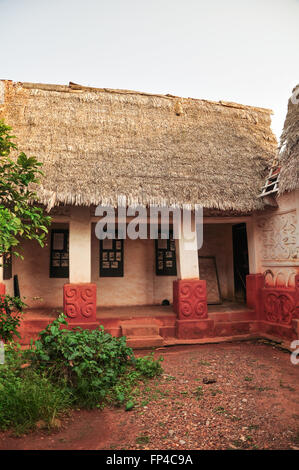 Historic Asante Besease temple in Ejisu in Ghana, Western Africa Stock ...