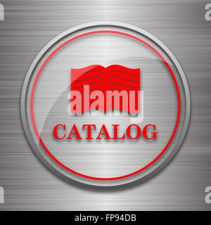 Catalog icon. Internet button on white background Stock Photo - Alamy