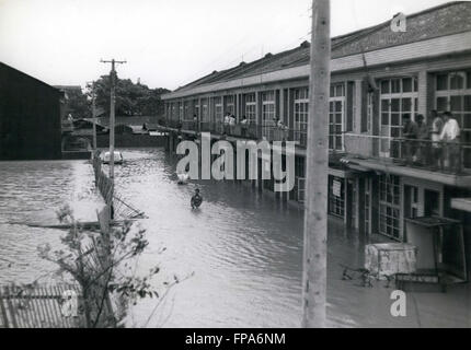 1959 - Typhoon ''Amy'' Floods Taipei. An American resident of Tipi ...