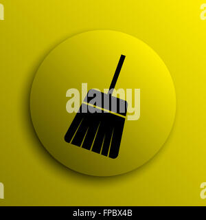 Sweep icon. Internet button on white background Stock Photo - Alamy