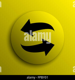 Swap icon. Internet button on white background Stock Photo - Alamy