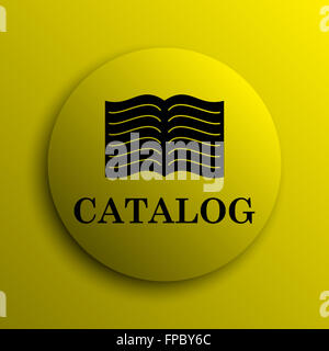Catalog icon. Internet button on white background Stock Photo - Alamy