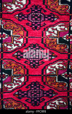 Armenian colorful hand made rug with traditional patterns and ornaments ...