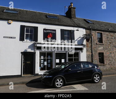 Deil's Cauldron public house Comrie Perthshire Scotland April 2015 ...