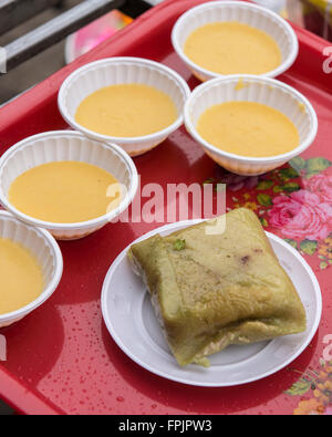 Traditional sticky rice cake (Banh Tet) in Southern Vietnam Stock Photo ...