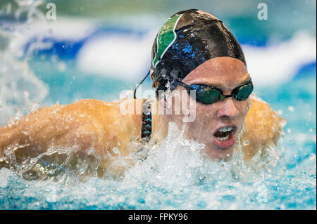 Miami swimmer Angela Algee during the NCAA Women's Swimming and Diving ...