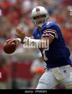 Tampa, FL, USA. 18th Sep, 2005. Buffalo Bills quarterback JP Losman in ...