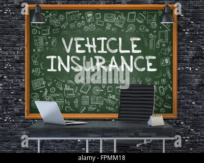 Insurance concept: Auto Insurance on chalkboard background Stock Photo ...