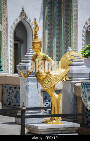 Mythical beasts at the King's Palace in Bangkok, Thailand. The Palace ...