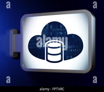 Database concept: Database on billboard background Stock Photo - Alamy