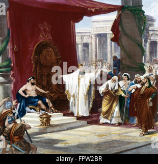 The iron worker and King Solomon Stock Photo - Alamy