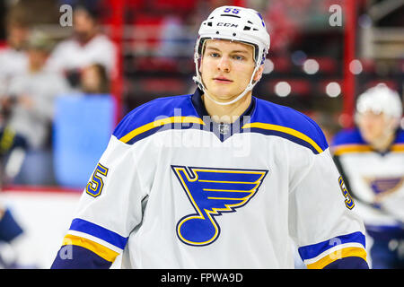 St. Louis Blues' Colton Parayko passes during the second period of an ...