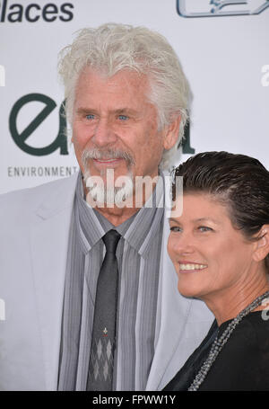 Actor Barry Bostwick and his wife Sherri pose together at the premiere ...
