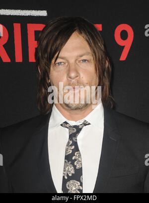 Film Premiere Triple 9 Featuring: Norman Reedus Where: Los Angeles ...