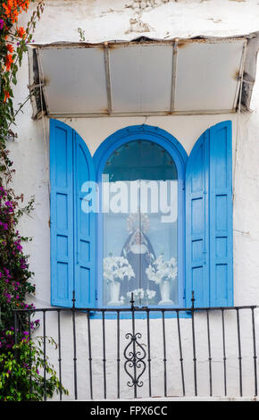 The balcony of the Virgin, Old town, Marbella, Malaga province, Region ...
