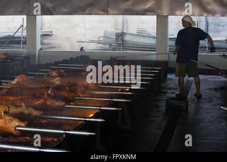 The National culinary dish of the Philippines is a spit roasted pig ...