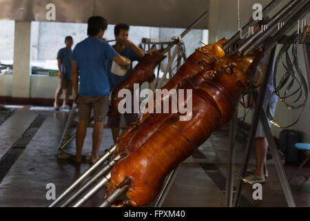 The National culinary dish of the Philippines is a spit roasted pig ...