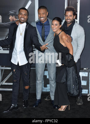 Michael B. Jordan, Emmanuelle Chriqui , Adrian Bellani 125 at The Creed ...