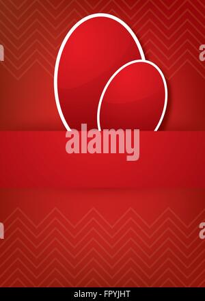 Happy Easter Day in paper art style. Cute bunny rabbit and Easter egg ...