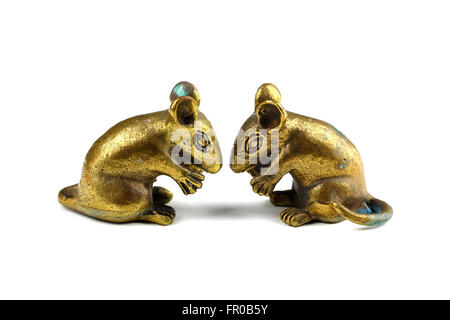 The golden statue of a rat Stock Photo - Alamy