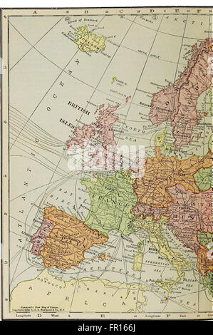 The new map of Europe (1911-1914); the story of the recent European ...
