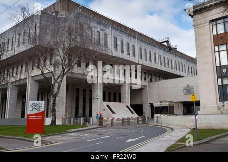 Welsh Assembly Government building, Wales, UK. The Assembly building in ...
