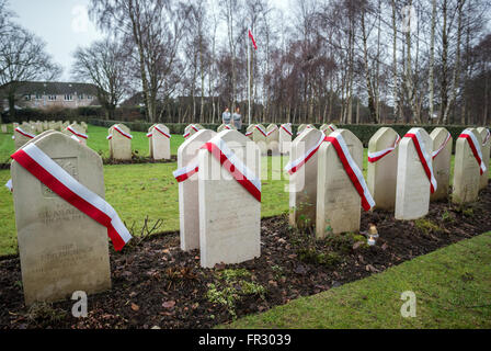 Scouts during guard of honour on Polish War Graves on Corstorphine Hill ...