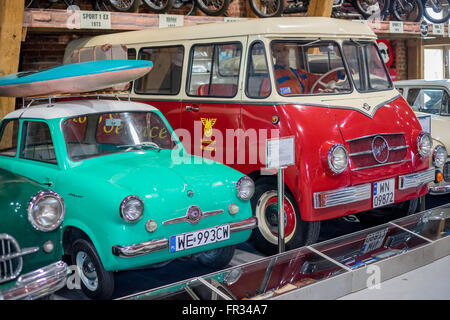 Vintage Polish made cars Topacz Car Museum Stock Photo - Alamy