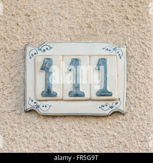 house number 111 Stock Photo - Alamy