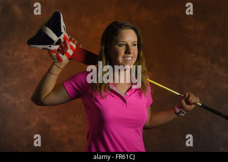 March 25, 2015 - Lake Wales, Florida, USA - Carolin Pinegger during a ...