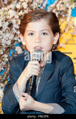 Canadian Child actor Jacob Tremblay on set of The Death and Life of ...