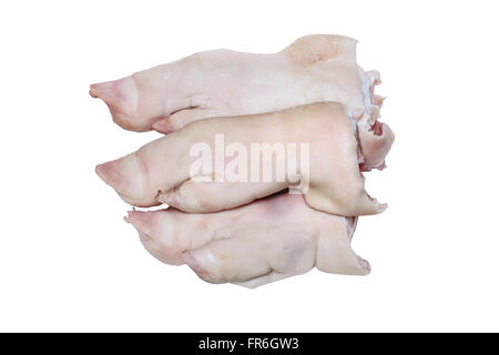 Raw Pigs Feet or Trotters Stock Photo - Alamy
