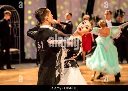 dancers dancing standard dance like slow waltz Stock Photo - Alamy