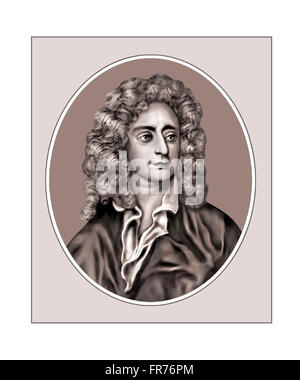 Portrait of the composer Henry Purcell (1659-1695), 1702. Artist ...