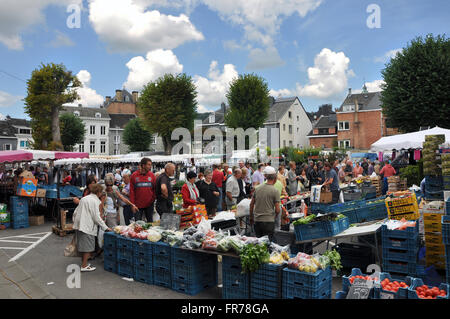 Liege, Market Square (French: Place du Marche Stock Photo - Alamy