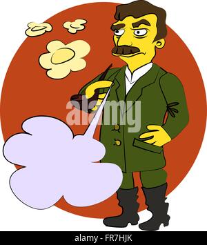 Propaganda poster, Stalin as generalissimo Stock Photo - Alamy