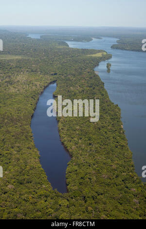 An aerial view of Juruena National Park in Brazil, 23 March 2017. The ...
