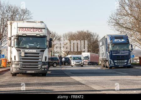 German Autobahn Rest Area Stock Photo: 71476892 - Alamy