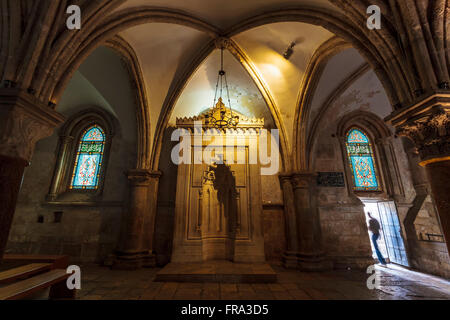The traditional Upper Room in Jerusalem, Israel Stock Photo - Alamy