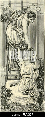 A 1881 book showcasing the works of British painters, featuring eighty ...