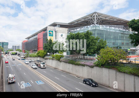 M3 Motorway from Caxton Street, Milton, Brisbane, Queensland, Australia ...
